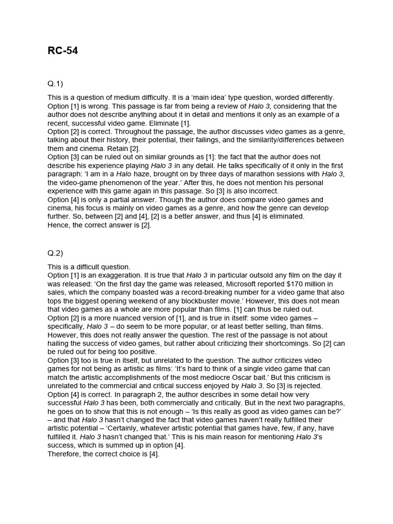 Explanations of RC-54 to 57 | PDF | Mirror | Reality