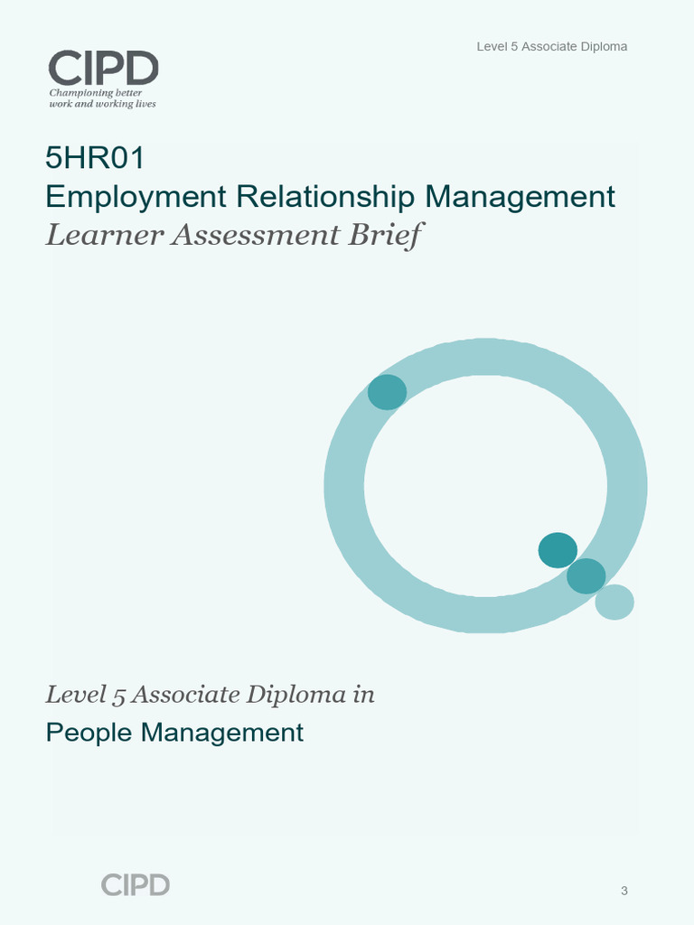 5HR01 - Assessment Brief | PDF | Employment | Mediation