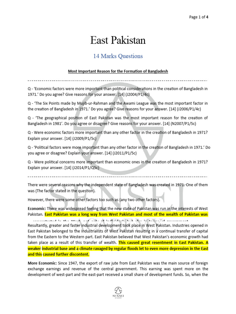 Chapter 15 - East Pakistan | PDF | Pakistan