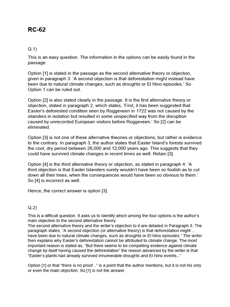 Easter Island Deforestation Theories Explained Pdf Deforestation