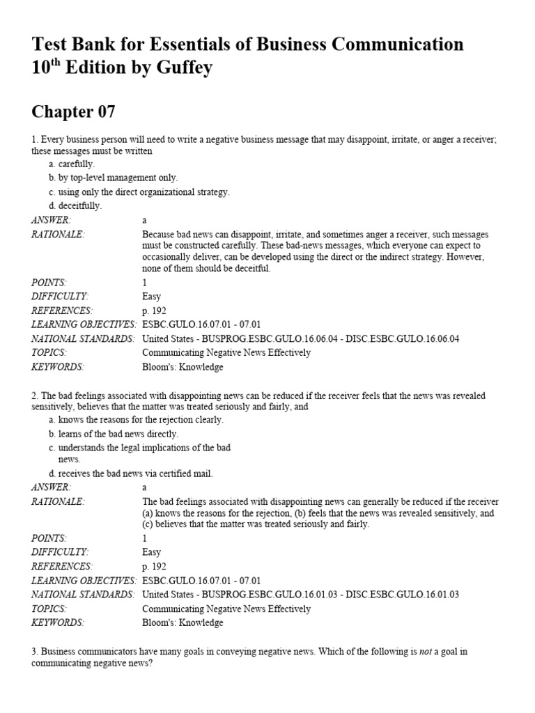 Business Communication Essentials | PDF | Learning | News