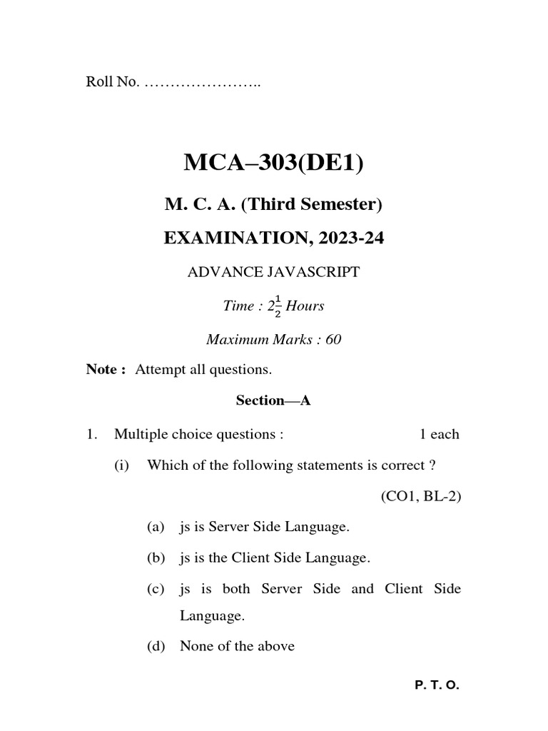 Advance Javascript | PDF | Java Script | Information Technology Advance Javascript | PDF | Java Script | Information Technology