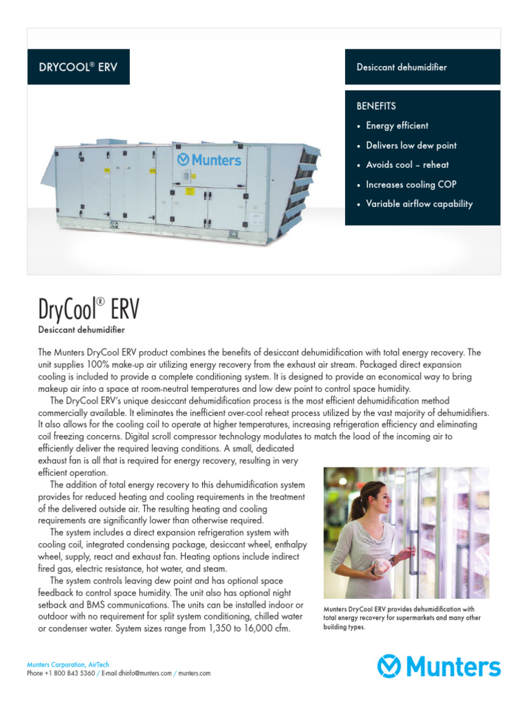 At Pg0028 08 Drycool Erv | PDF | Air Conditioning | Energy Technology