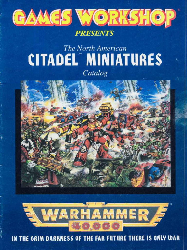 Warhammer 40k - Catalogue - The North American Citadel Miniatures ...