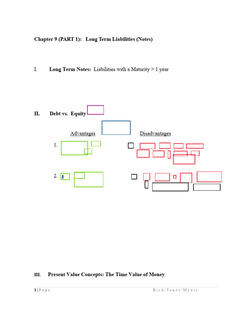 Long Term Liabilities and Present Value Concepts | PDF | Present Value ...