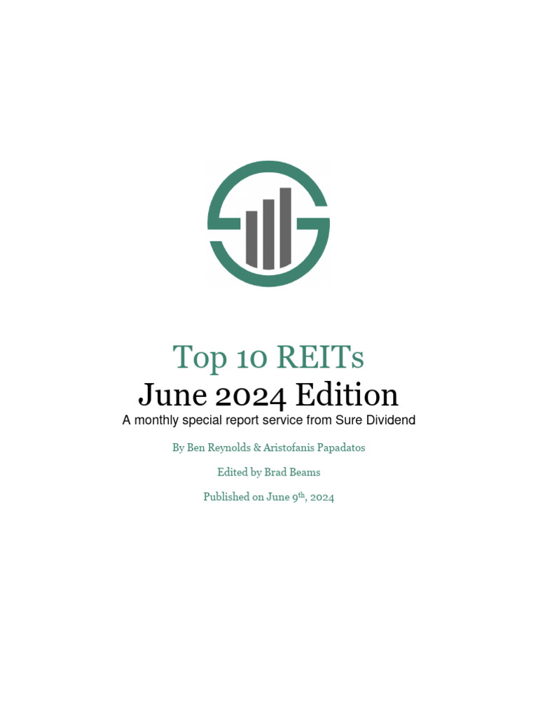 Top-10-REITs-2024-06-June-N4F7 | PDF | Real Estate Investment Trust | Taxes