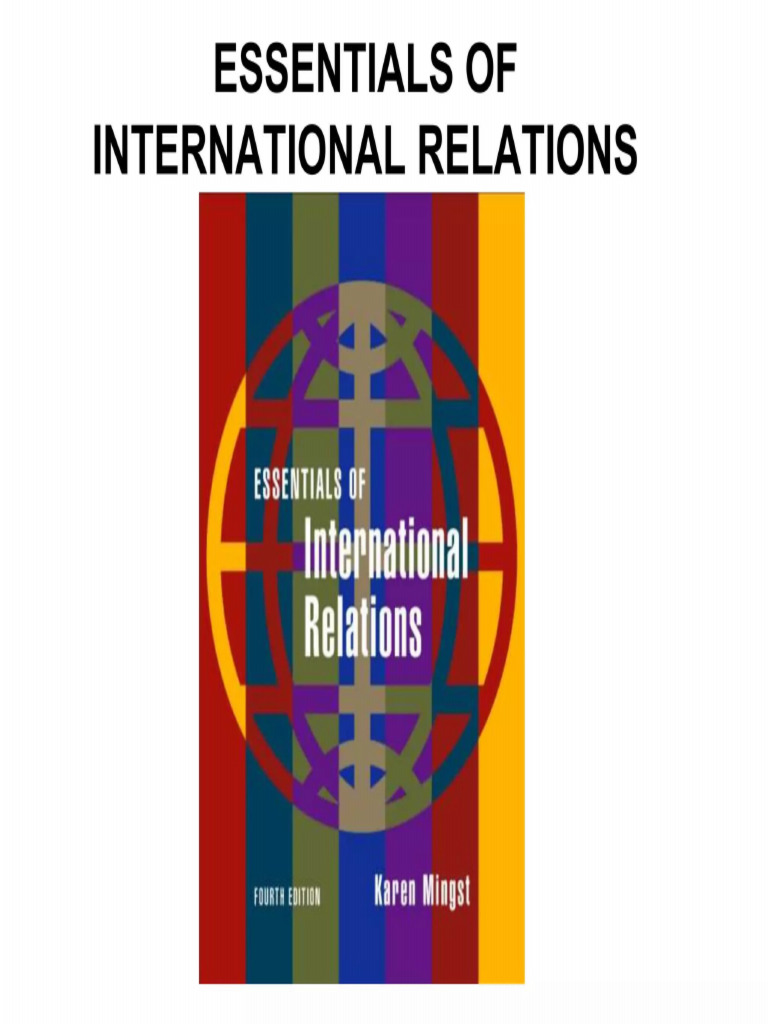 Chapter 1 International Relations | PDF