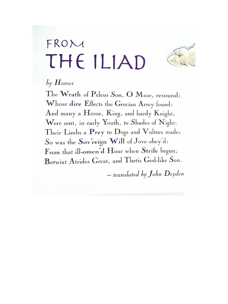 The Iliad | PDF