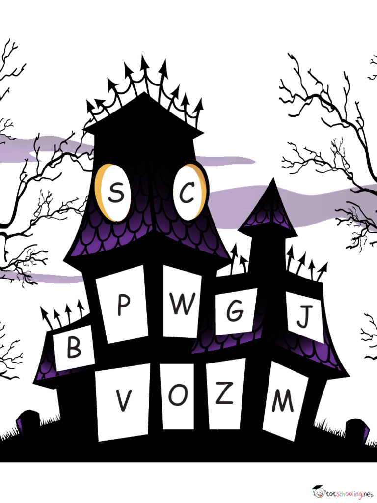 Copia de Free - Haunted House Letter Sounds | PDF