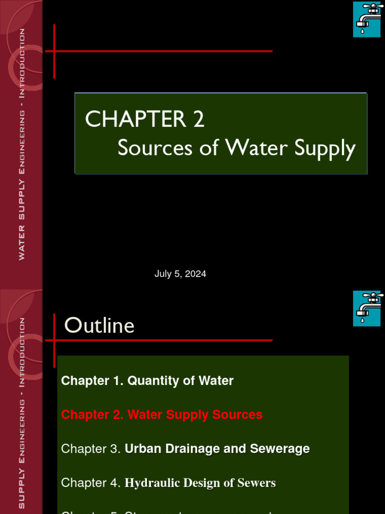 Chapter 2 | PDF | Groundwater | Water