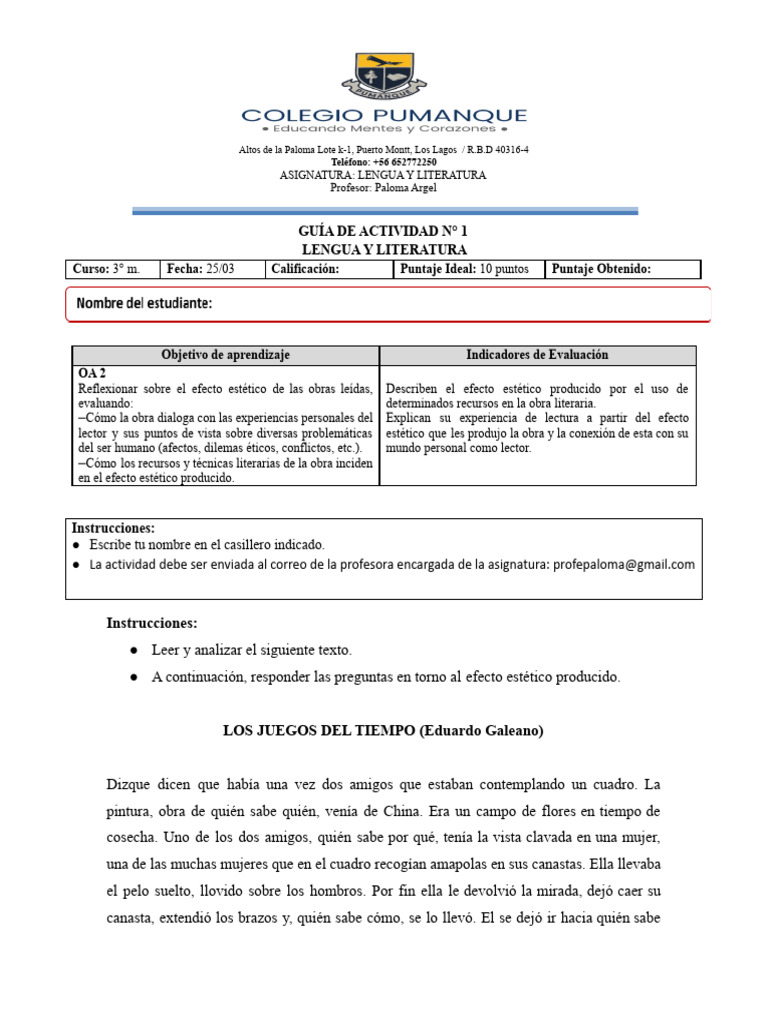 Guia de Actividad n01 | PDF | Arte