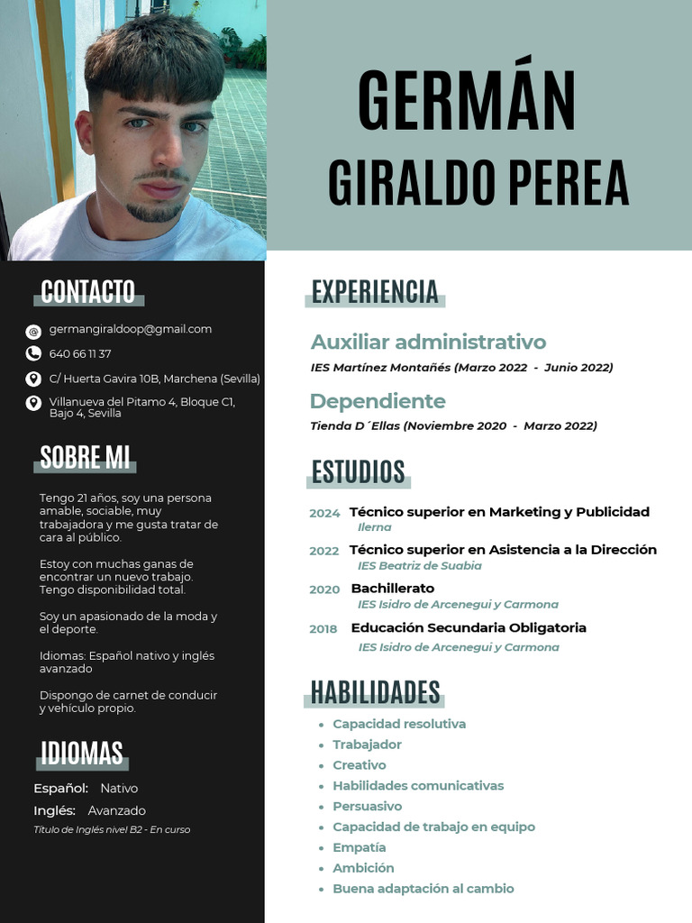 Currículum 2 Germán | PDF