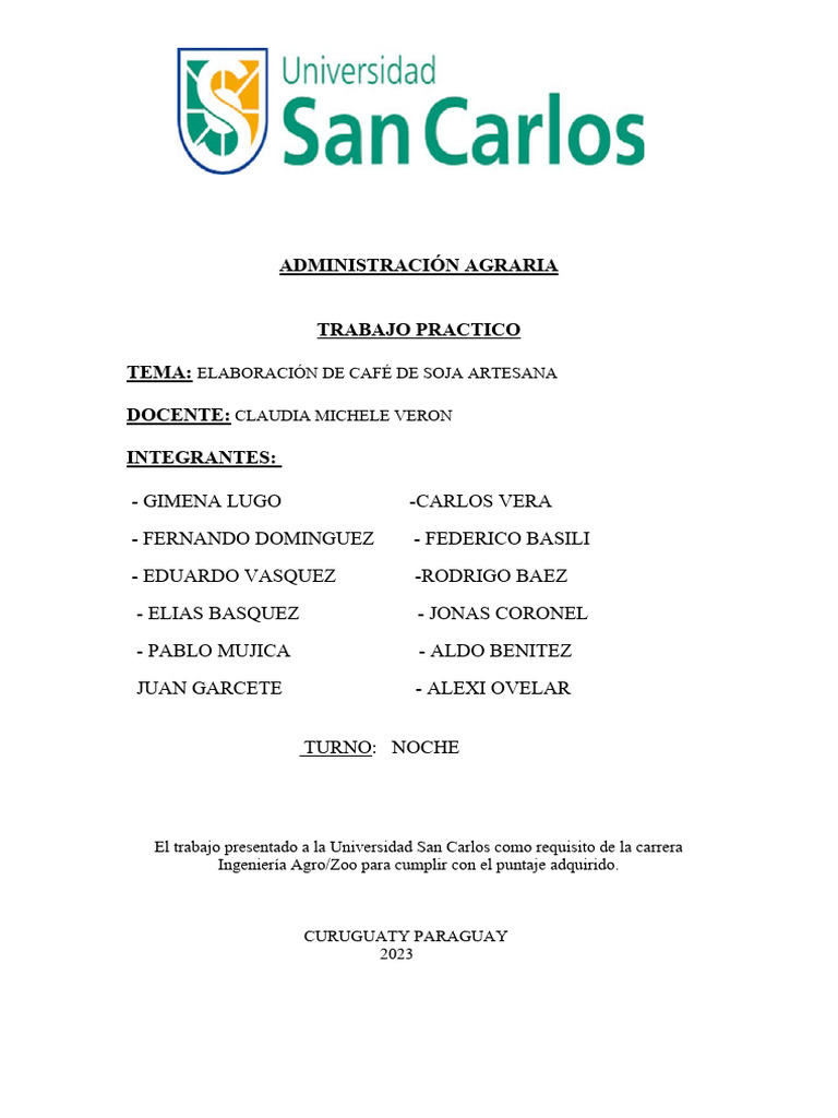 Usc Cafe | PDF | café | Industria de alimentos