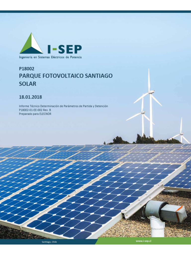 Parque Fotovoltaico Santiago Solar | PDF | Fotovoltaica | Vatio
