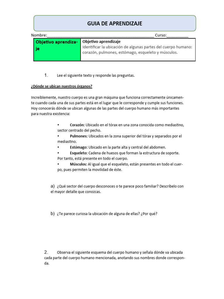 GUIA5 | PDF | Relaciones personales, crianza y desarrollo personal | Salud y bienestar