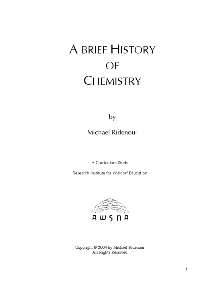 A Brief History of Chemistry | PDF