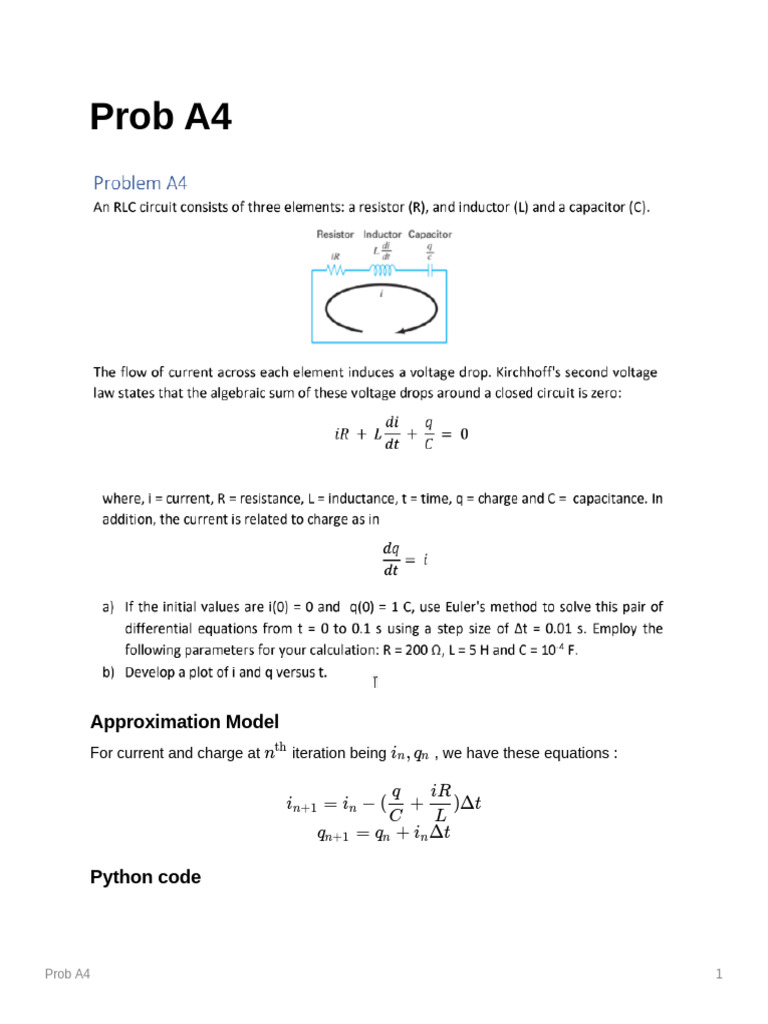 Prob A4 | PDF