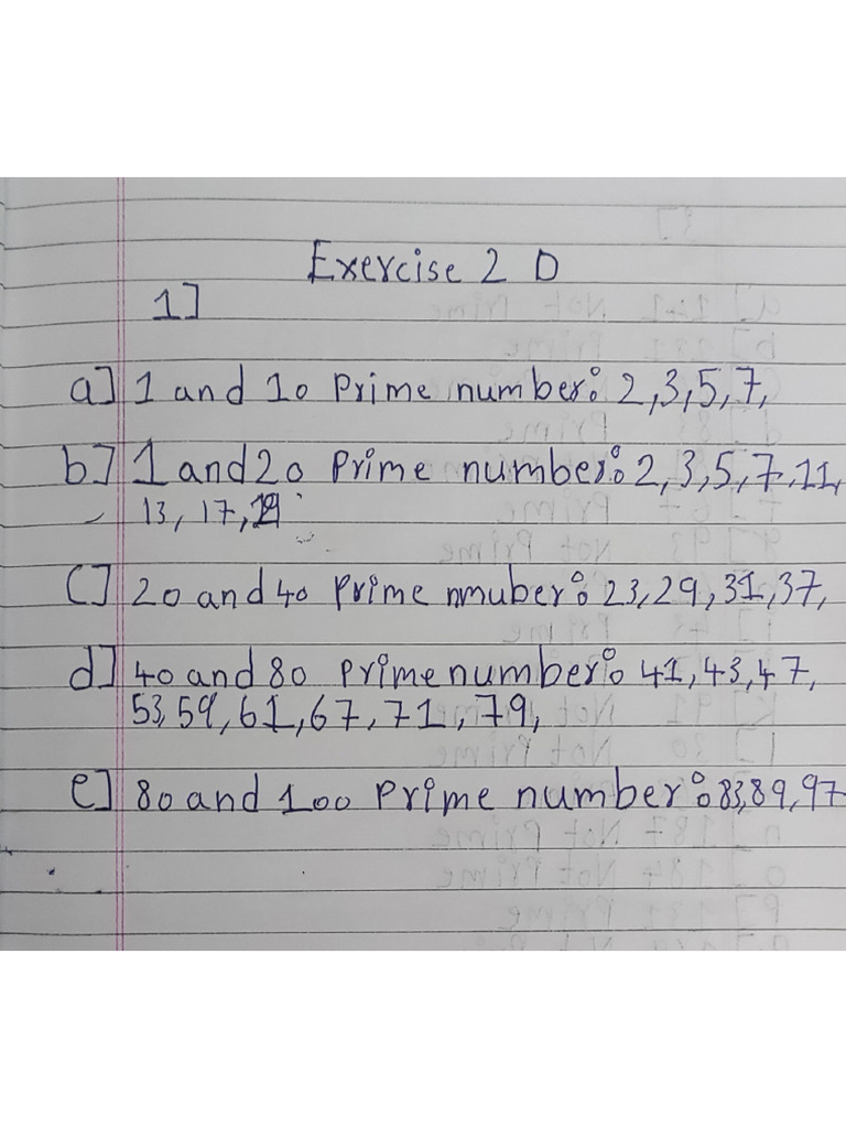 Mathematical Exercise 2D by Numaan | PDF
