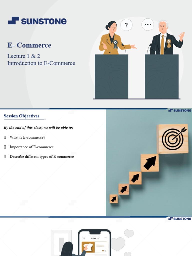 Lecture 1 & 2 Introduction To E-Commerse | PDF | Business