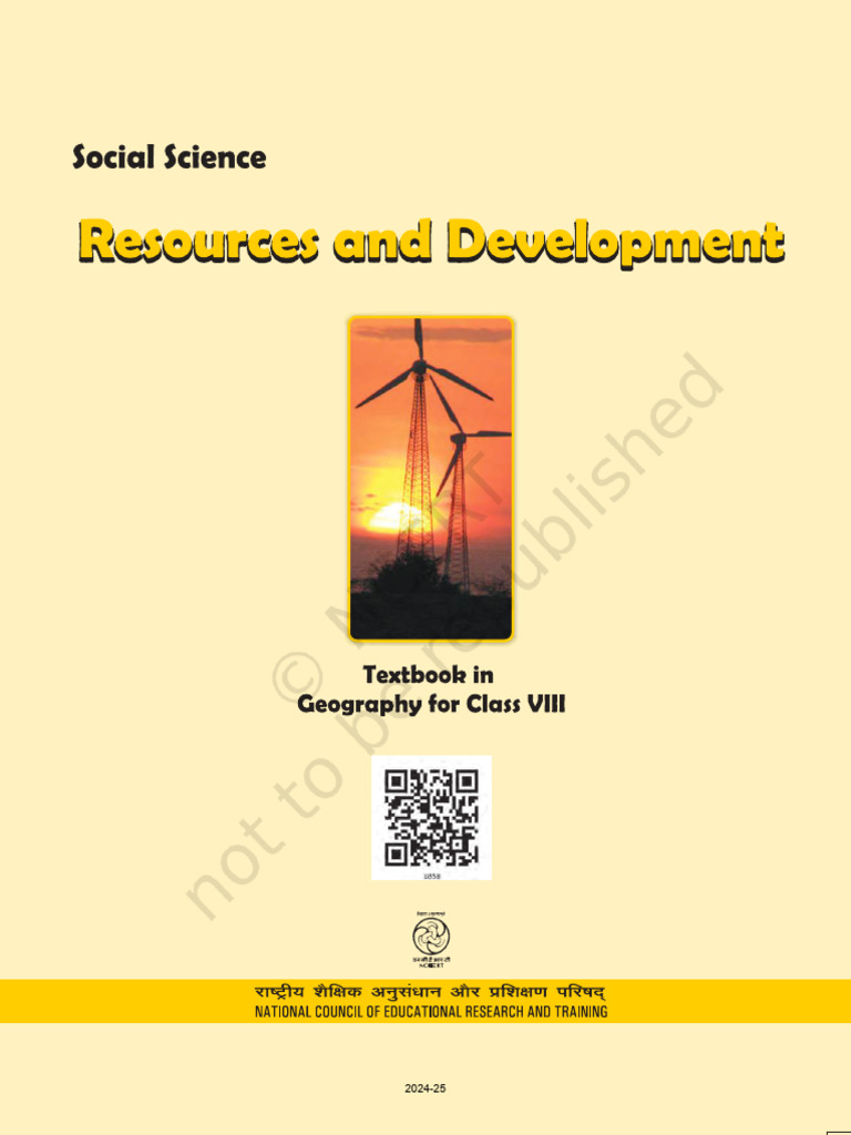 NCERT Class 8 Geography | PDF | Resource | Sustainability