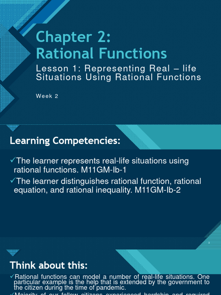 Ch2 Rational Functions Lesson1 and 2 Handout | PDF | Polynomial | Rational Number