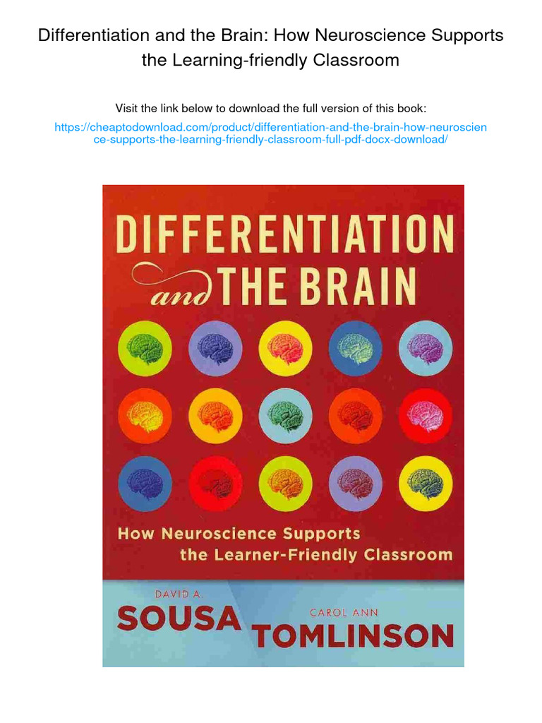 Differentiation and The Brain: How Neuroscience Supports The Learning-Friendly Classroom. ISBN ...