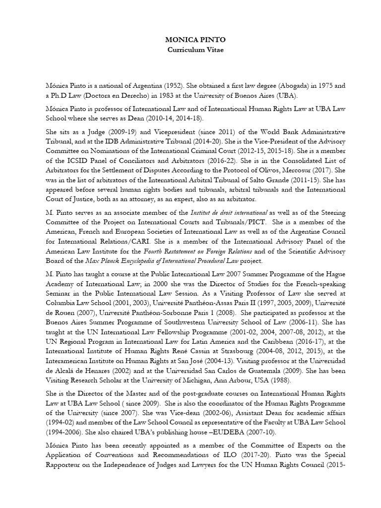 Monica Pinto | PDF | Human Rights | International Law