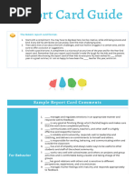 LAUSD Secondary Report Card Comment Codes | PDF | Teachers ...