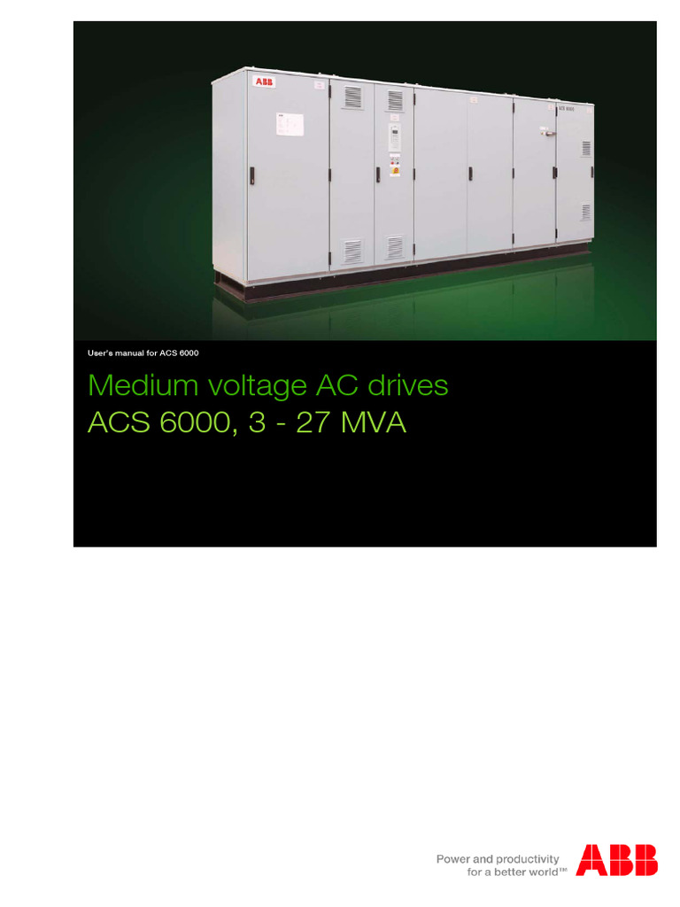 ABB ACS6000 User Manual | PDF | Power Inverter | Power Supply