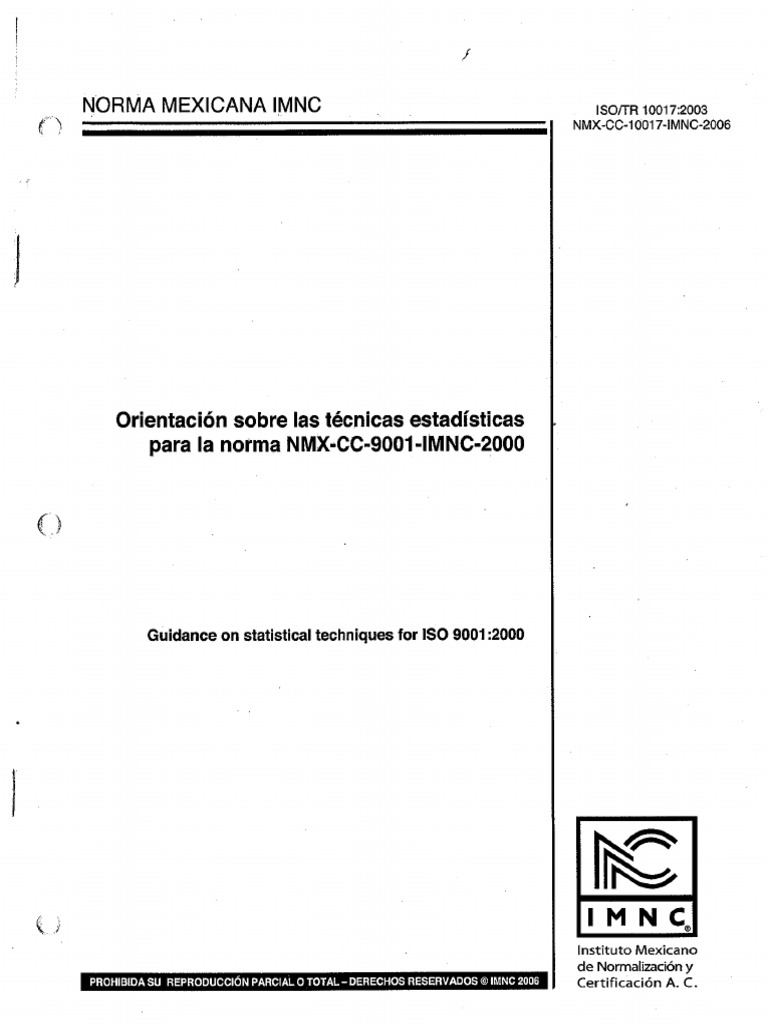 Iso 10017-2003 | PDF