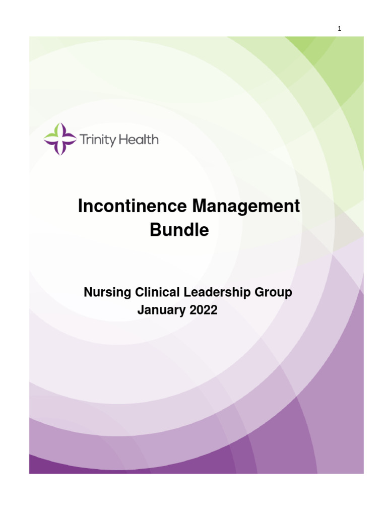 Guide Incontinence Management Implementation Bundle July 2022 | PDF ...