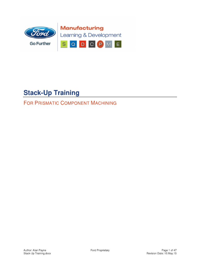 Training Ford Stack Up | PDF