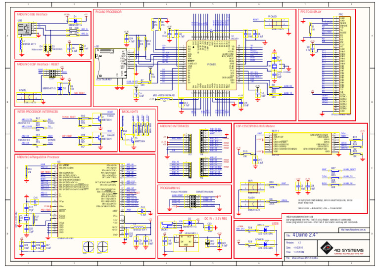 4duino Picaso REV1.3 | PDF | Usb | Computer Engineering