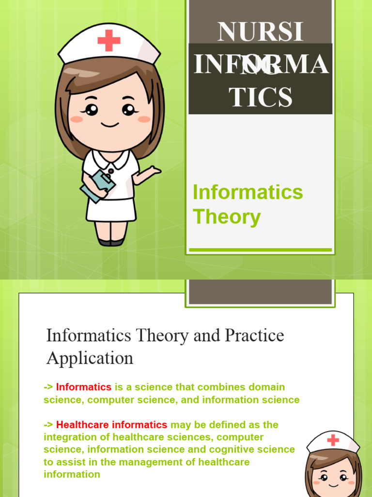 1 Finals Informatics Theory Pdf Information Nursing