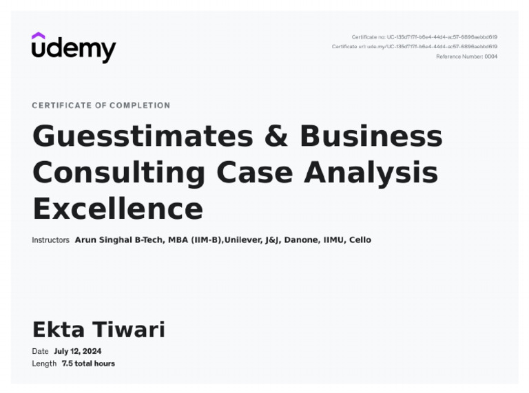 Guesstimate Udemy | PDF