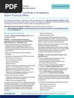 Marina Certificate of Competency Requirements | PDF | Sailor | Identity ...