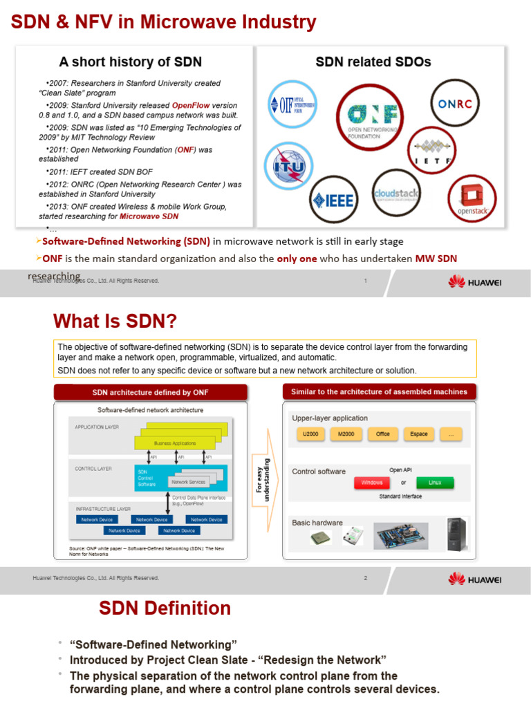 Huawei SDN Architecture | PDF | Computer Network | Network Topology
