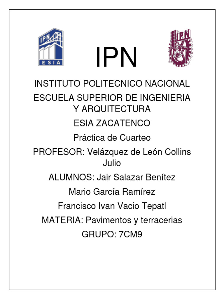 Practica de Cuarteo | PDF | Ingeniería