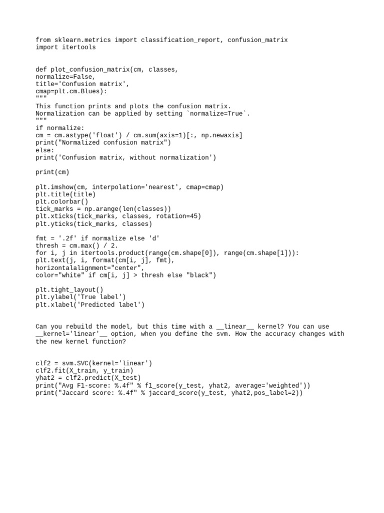 SVM | PDF | Teaching Methods & Materials | Technology & Engineering