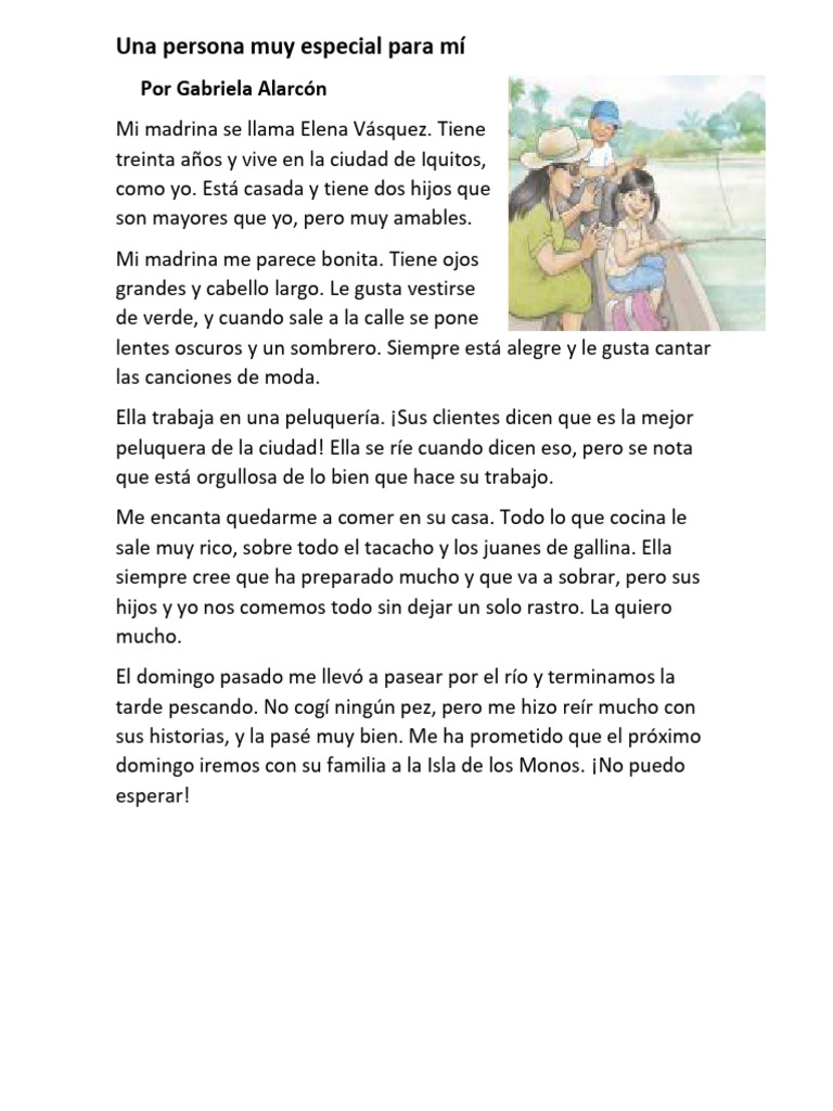 Una Persona Muy Especial para Mí | PDF