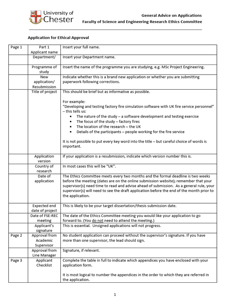 FSE-REC Guidance Notes For Applicants and Supervisors Updated Nov22 ...