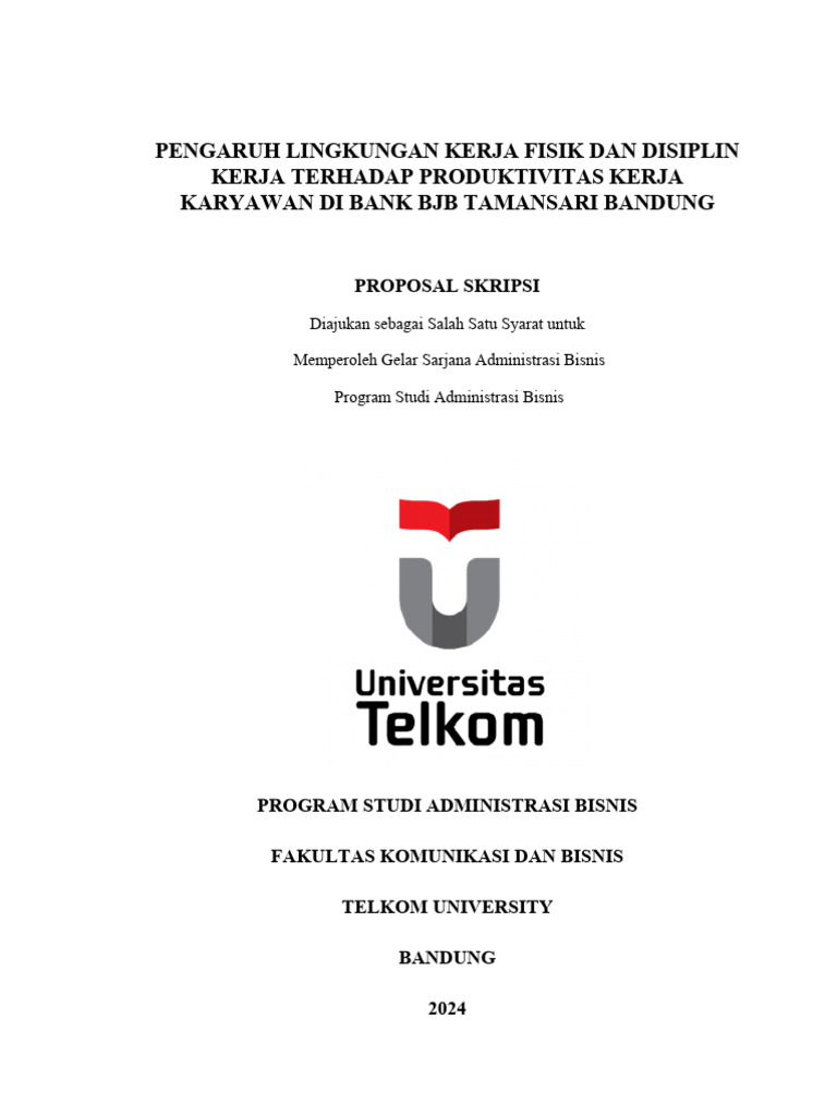 Pengaruh Lingkungan Kerja Fisik Dan Disiplin Kerja Terhadap ...