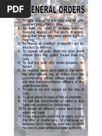 11 General Orders | PDF | History