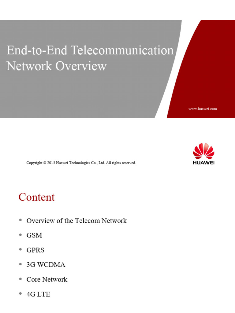 1 E2E Telecommunication Network | PDF | Data Transmission | Physical ...