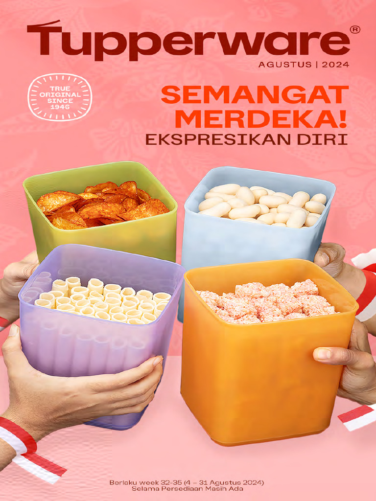 Tupperware Brosur Agustus 2024-1 | PDF