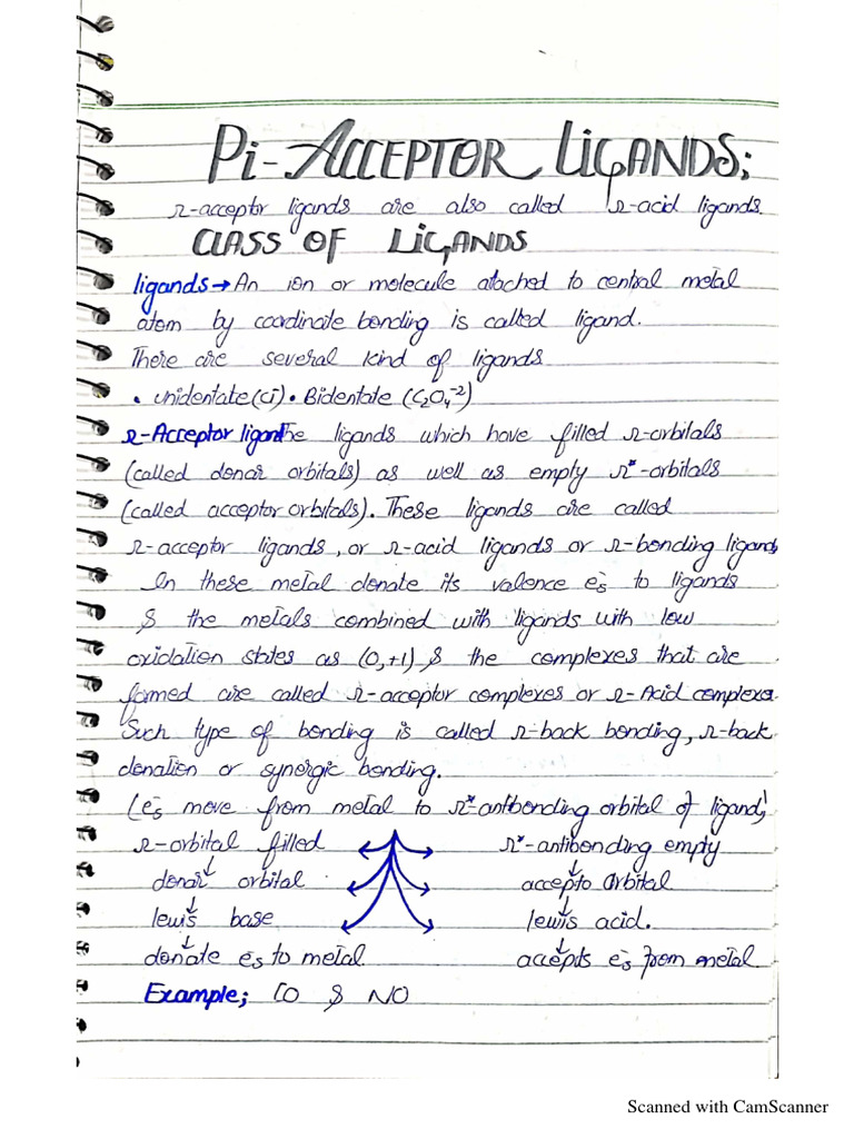 Pi-Acceptor Ligands. | PDF