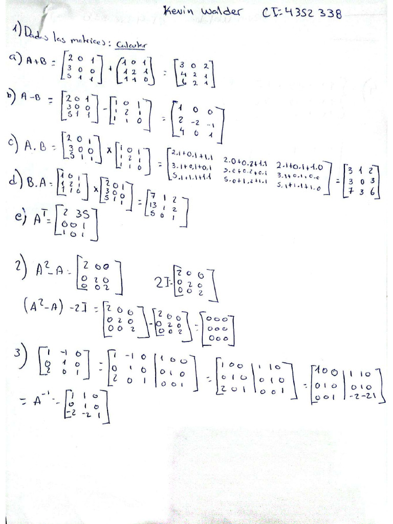 Trabajo 6 Kevin Walder | PDF