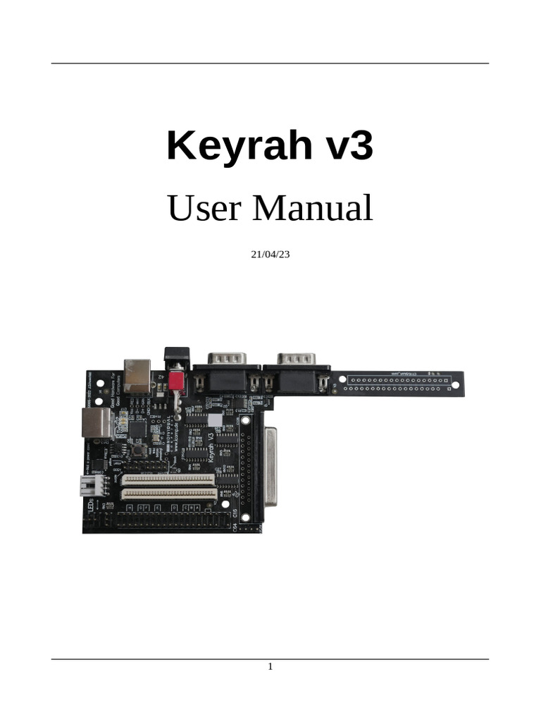 Keyrah v3 Usermanual | PDF | Computer Keyboard | Electrical Connector