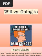 Will vs Going To Worksheet | PDF