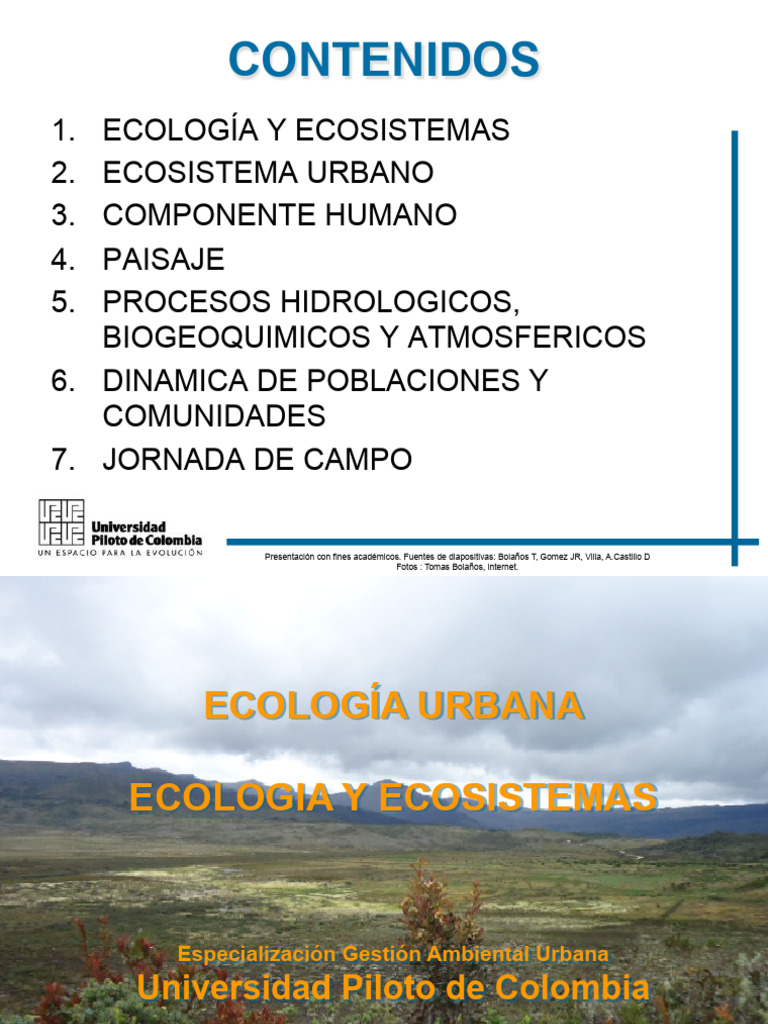 ECOLOGIA y ECOSISTEMA | PDF | Sistema | Red alimentaria